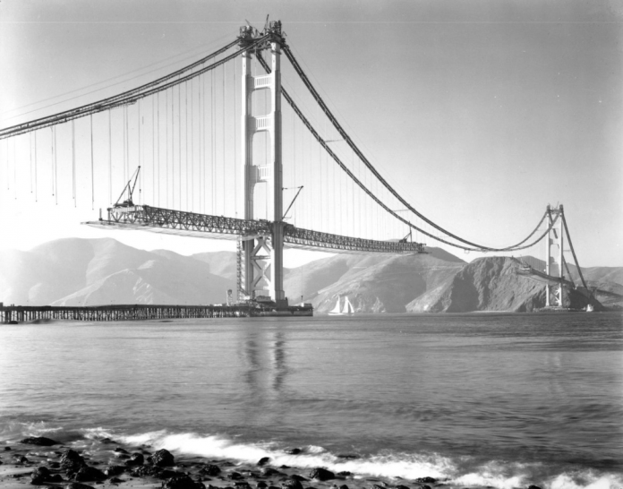 Construction of the Golden Gate Bridge- in pictures - Museum Facts