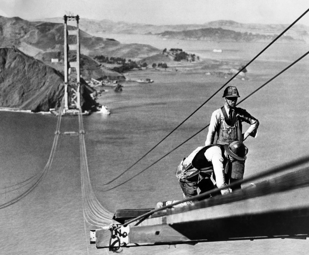 Construction of the Golden Gate Bridge- in pictures - Museum Facts